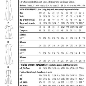 Simplicity S8874 Sewing Pattern Easy to Sew Knit Dress in Two Lengths With Neckline Variations ...