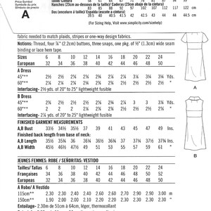 Simplicity S9466 Sewing Pattern Misses Vintage 60s Reproduction Double ...