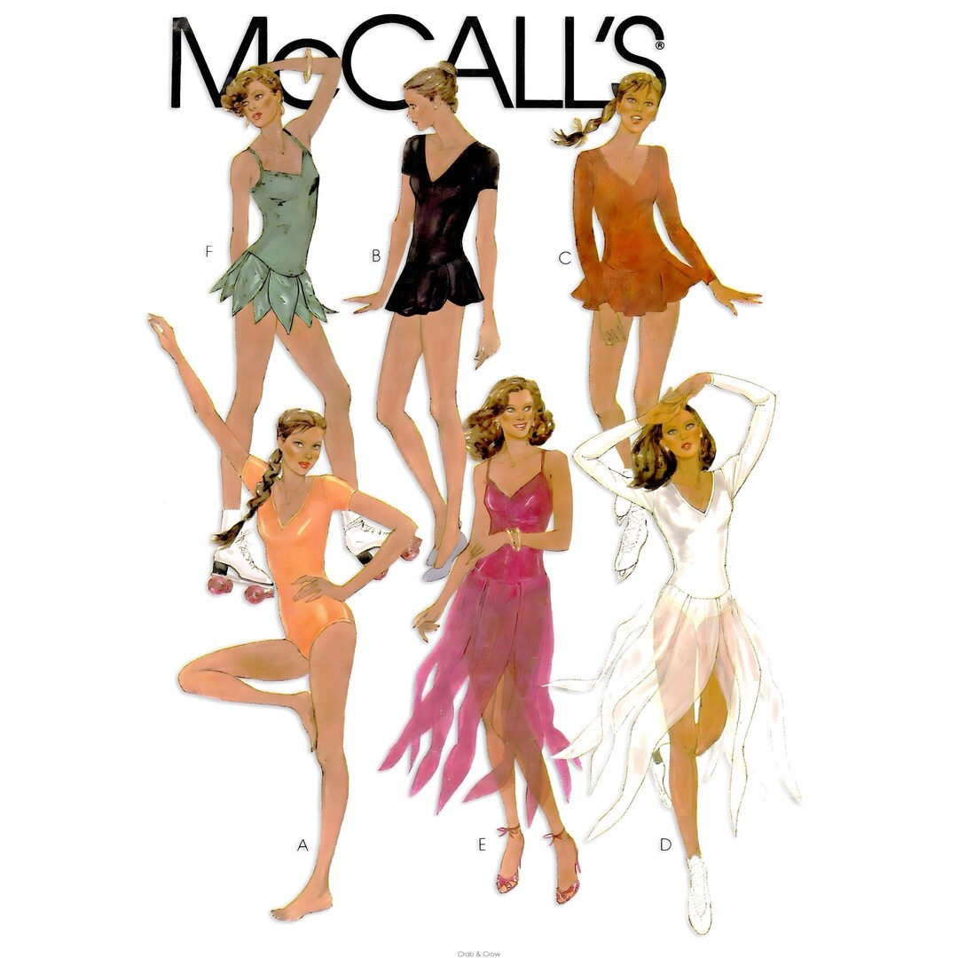 Mccalls 7350 Sewing Pattern Misses Vintage 80s Bodysuits for Two-way ...