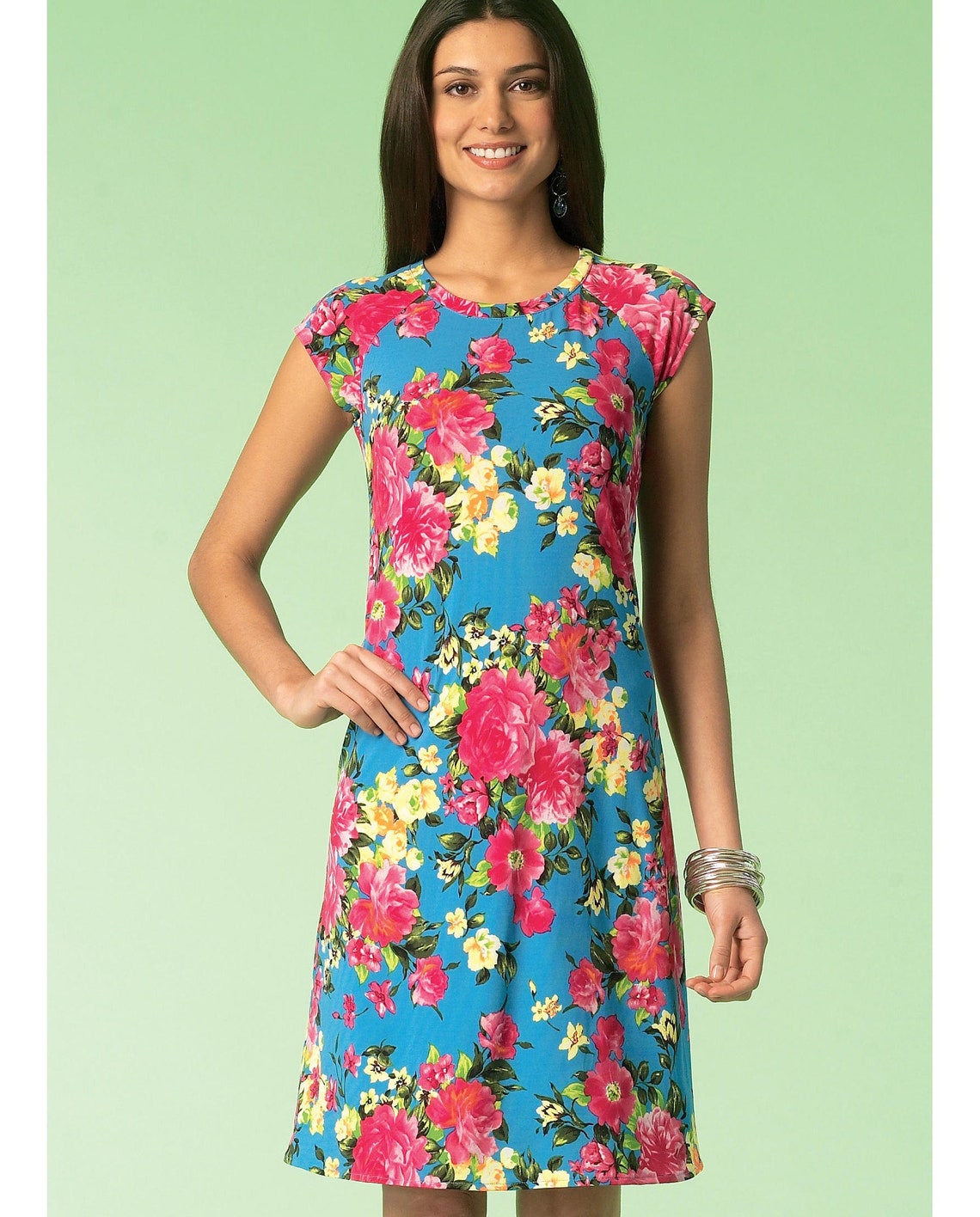 Mccalls M7122 Sewing Pattern Misses Raglan Tunic Dresses and - Etsy