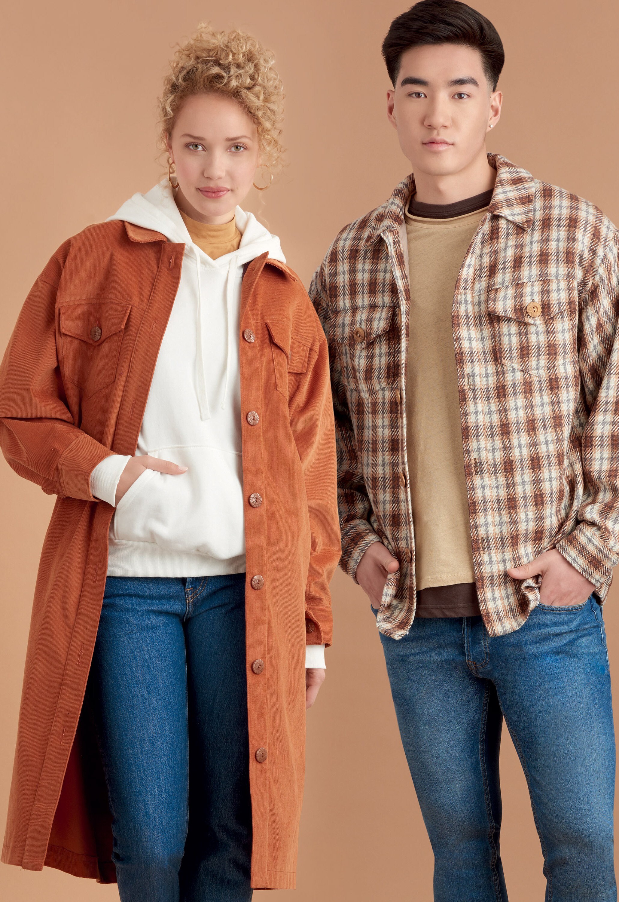 Simplicity S9388 Sewing Pattern for Misses Mens Unisex Button - Etsy