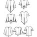 Simplicity 8601 Sewing Pattern Misses Easy to Sew Pullover Tops Tie ...