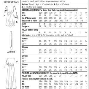 Simplicity S8832 Sewing Pattern Misses Pullover Dress With Tie Belt ...