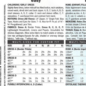 Butterick 3762 Sewing Pattern for Six Sew Easy Girls Slightly Flared ...