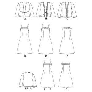 New Look 6484 Sewing Pattern for Misses Knit Cardigan and Sleeveless or ...