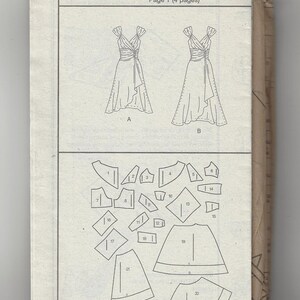 Butterick B4657 Sewing Pattern Misses Wrapped Gathered Front Dress by ...