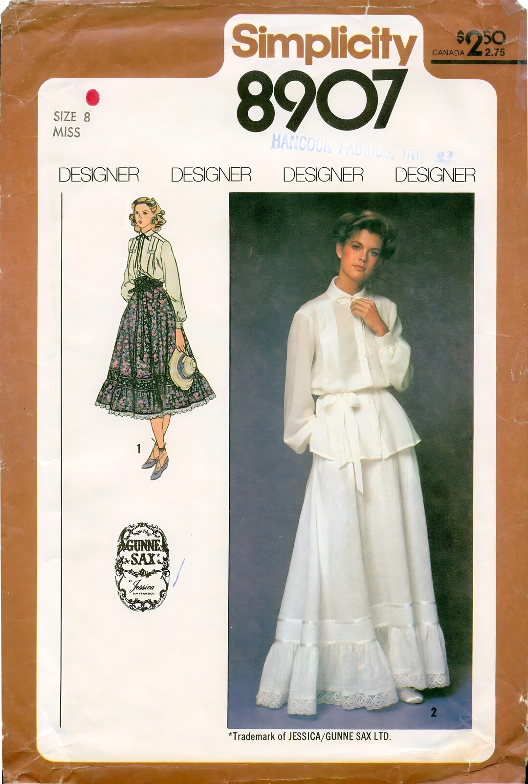 Simplicity 8907 Sewing Pattern Misses Skirt in Two Lengths and Long ...