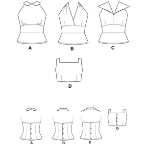 Simplicity 8645 Sewing Pattern Misses Vintage 1950s Reproduction Set of ...