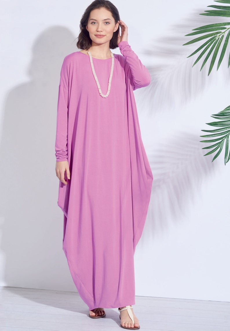 Simplicity S8911 Sewing Pattern Misses Knit Caftans with | Etsy