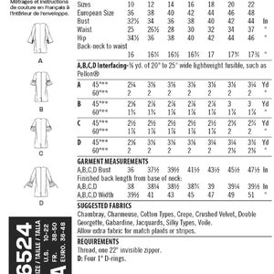 New Look 6524 Sewing Pattern for Misses Dress With Sleeve Variations Sz ...