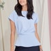 Simplicity S9470 Sewing Pattern Misses Peplum Tops With Pleat Interest ...