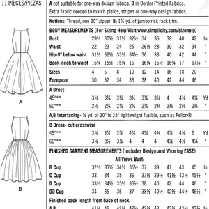 Simplicity S8873 Sewing Pattern Misses Sleeveless Tie Shoulder Dress by ...