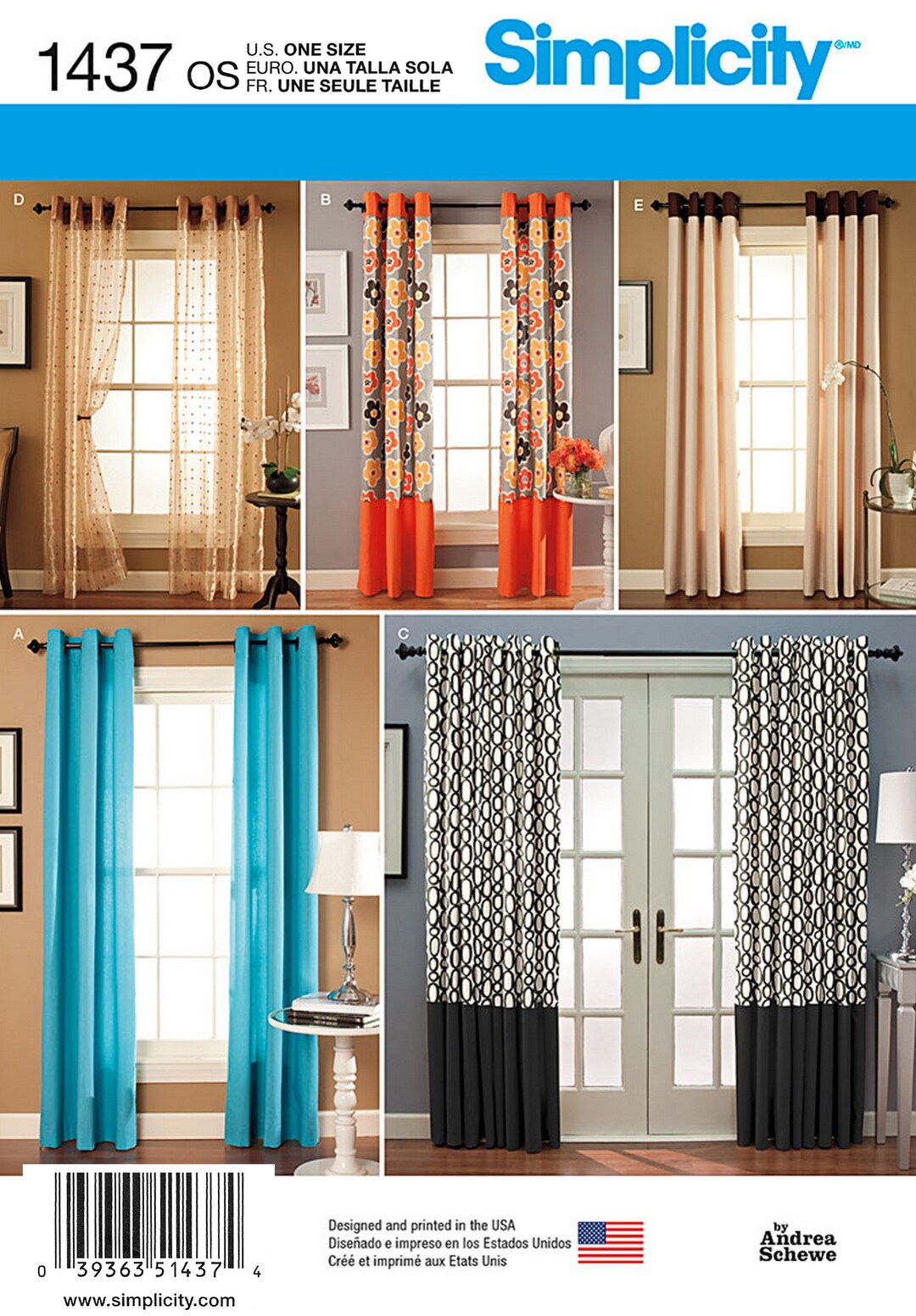 Simplicity 1437 Sewing Pattern and Instructions for Window - Etsy