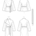 New Look N6742 Sewing Pattern Misses Easy Unlined Wrap Coat and Jacket ...