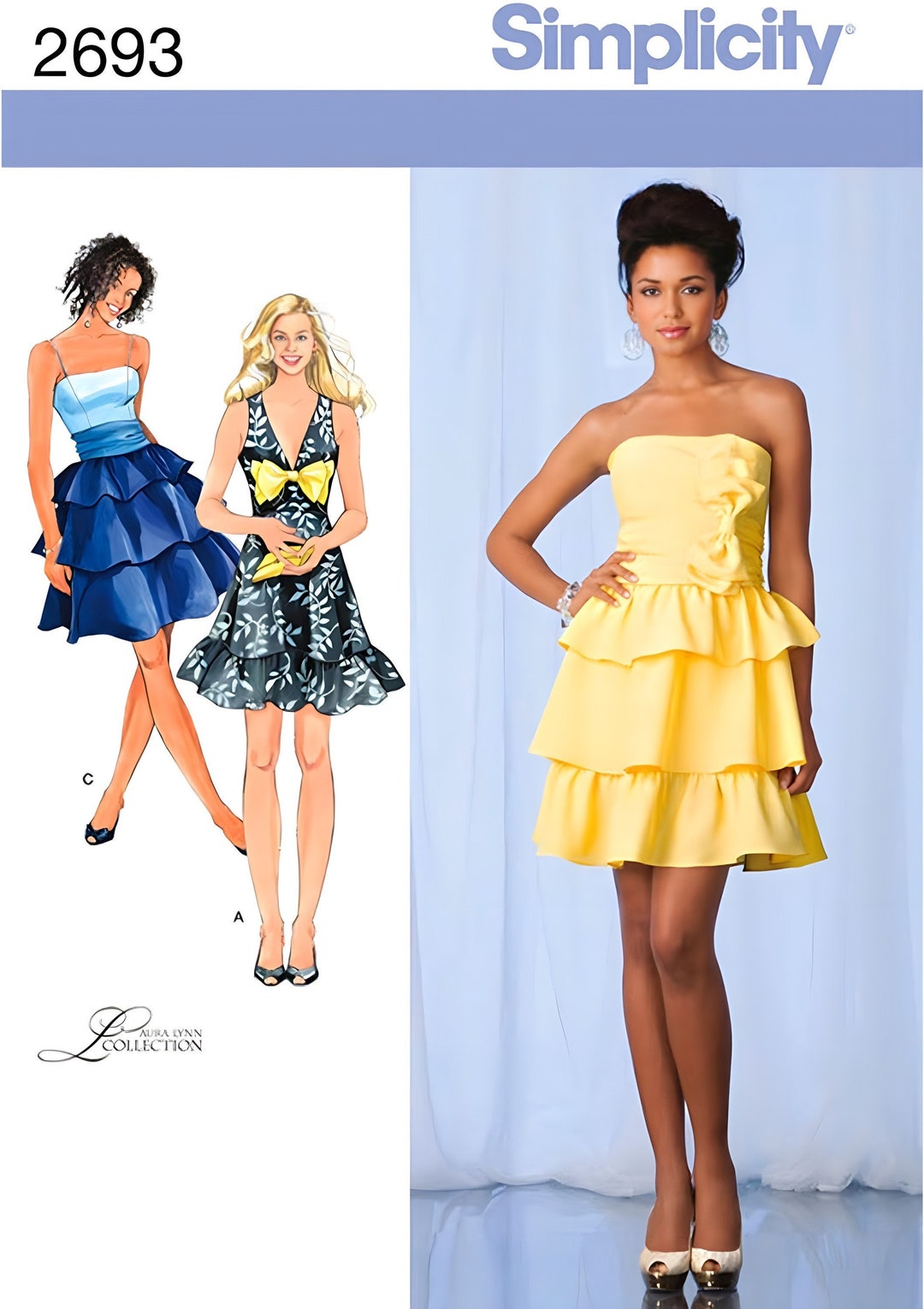 Simplicity 2693 Sewing Pattern Misses Dress in Three Lengths With ...