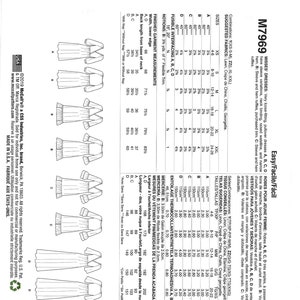 Mccalls M7969 Sewing Pattern for Misses Loose Fitting Pullover Dress ...