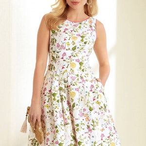 New Look N6665 Sewing Pattern Misses Dresses With Neck and Armhole ...