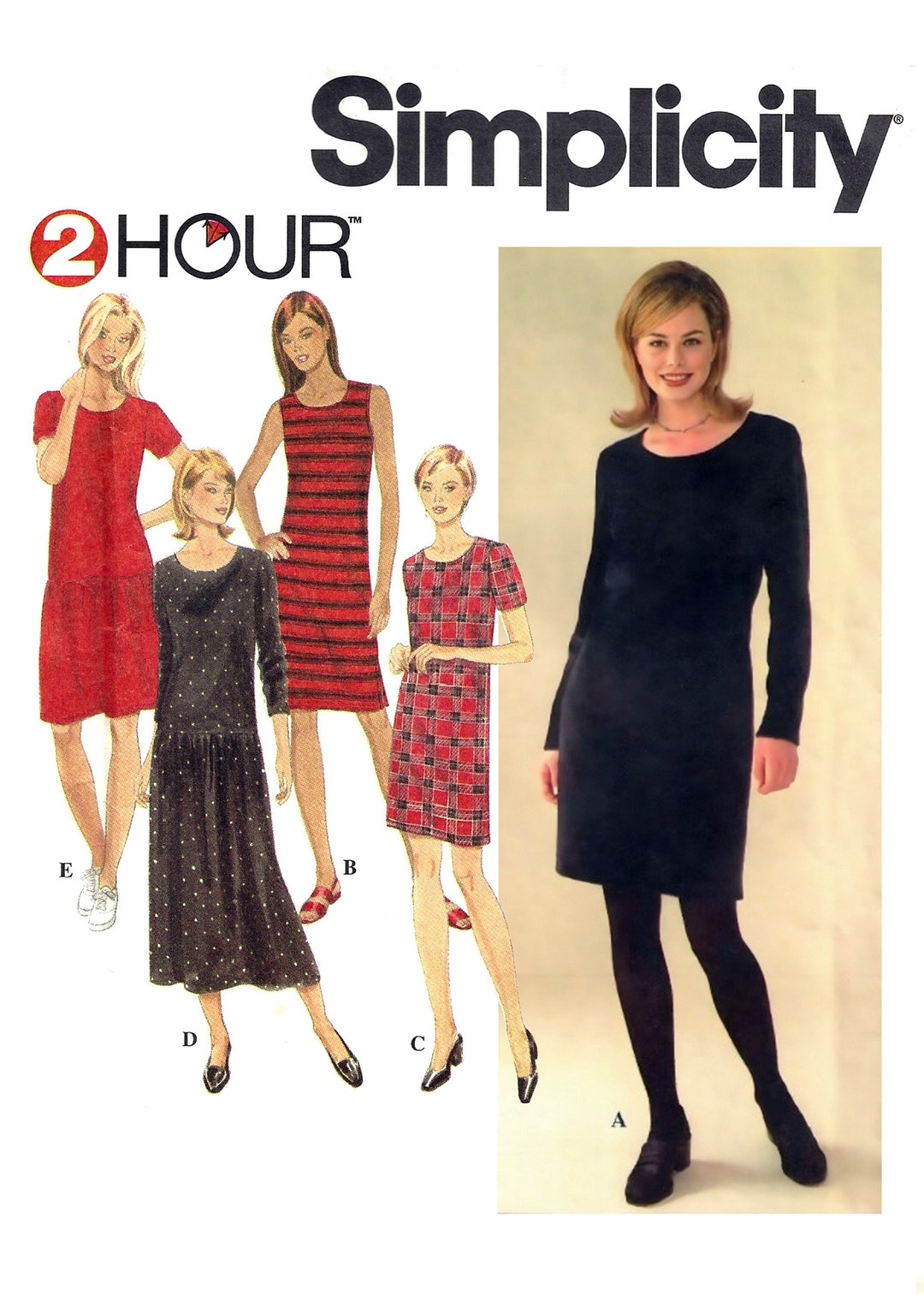 Simplicity 7335 Sewing Pattern Misses Two Hour Pullover Knit - Etsy