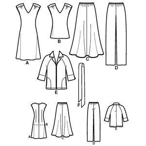 Simplicity 3506 Sewing Pattern Womens Plus Size Easy to Sew Dress or ...