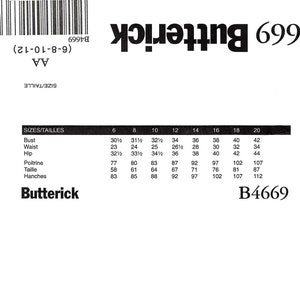 Butterick B4669 Sewing Patterns Making History Misses Lined Close ...