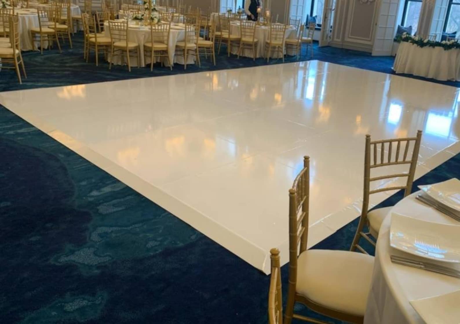 White Dance Floor Wrap Vinyl Roll - Etsy