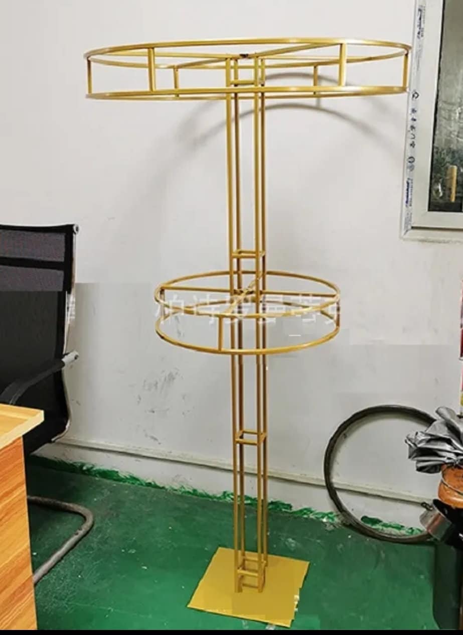 Gold Metal Wedding Table Centerpiece Riser: Floral Stand, 47 Inch - Etsy