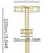 Gold Metal Wedding Table Centerpiece Riser: Floral Stand, 47 Inch - Etsy