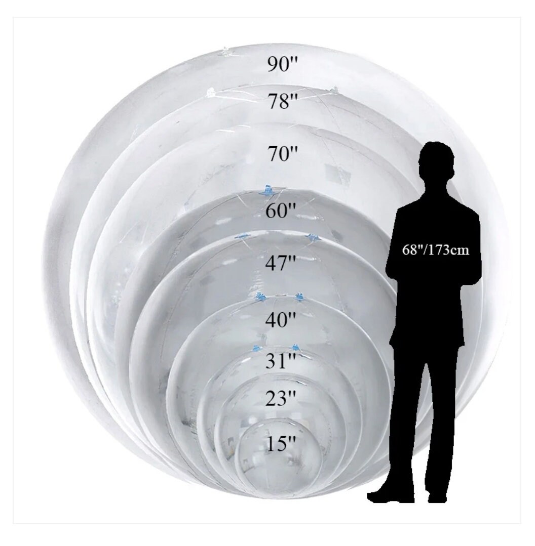Giant Inflatable Mirror Balls: Reusable Metallic Balloon Orbs - Etsy