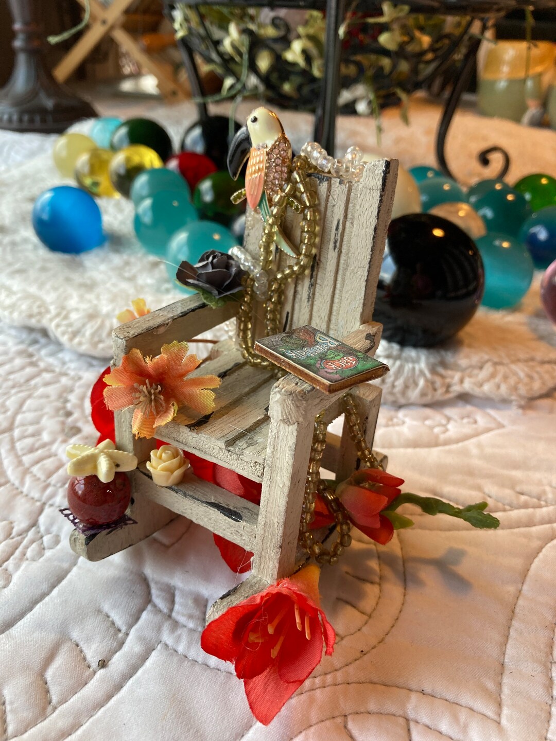 Fairy Chair, Fairy House, Fairy Garden, Fairies, Fairy Bed, Home Decor ...