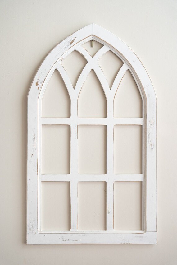 Arched Window Frame White