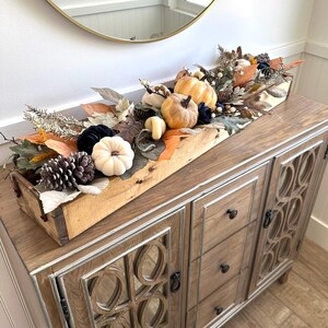 24” Custom Request Large Fall Centerpiece for Dining, Fall Table Top ...