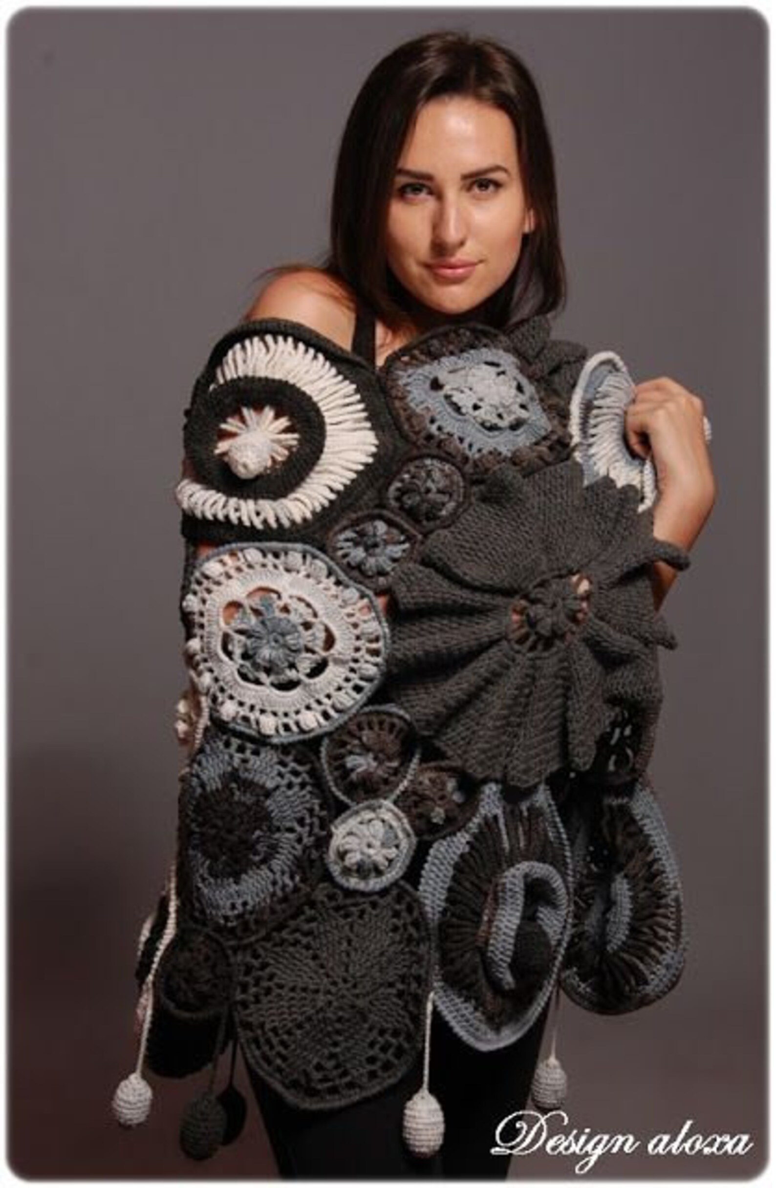 Medallion Mandala Shawl Wrap PDF Pattern - Etsy