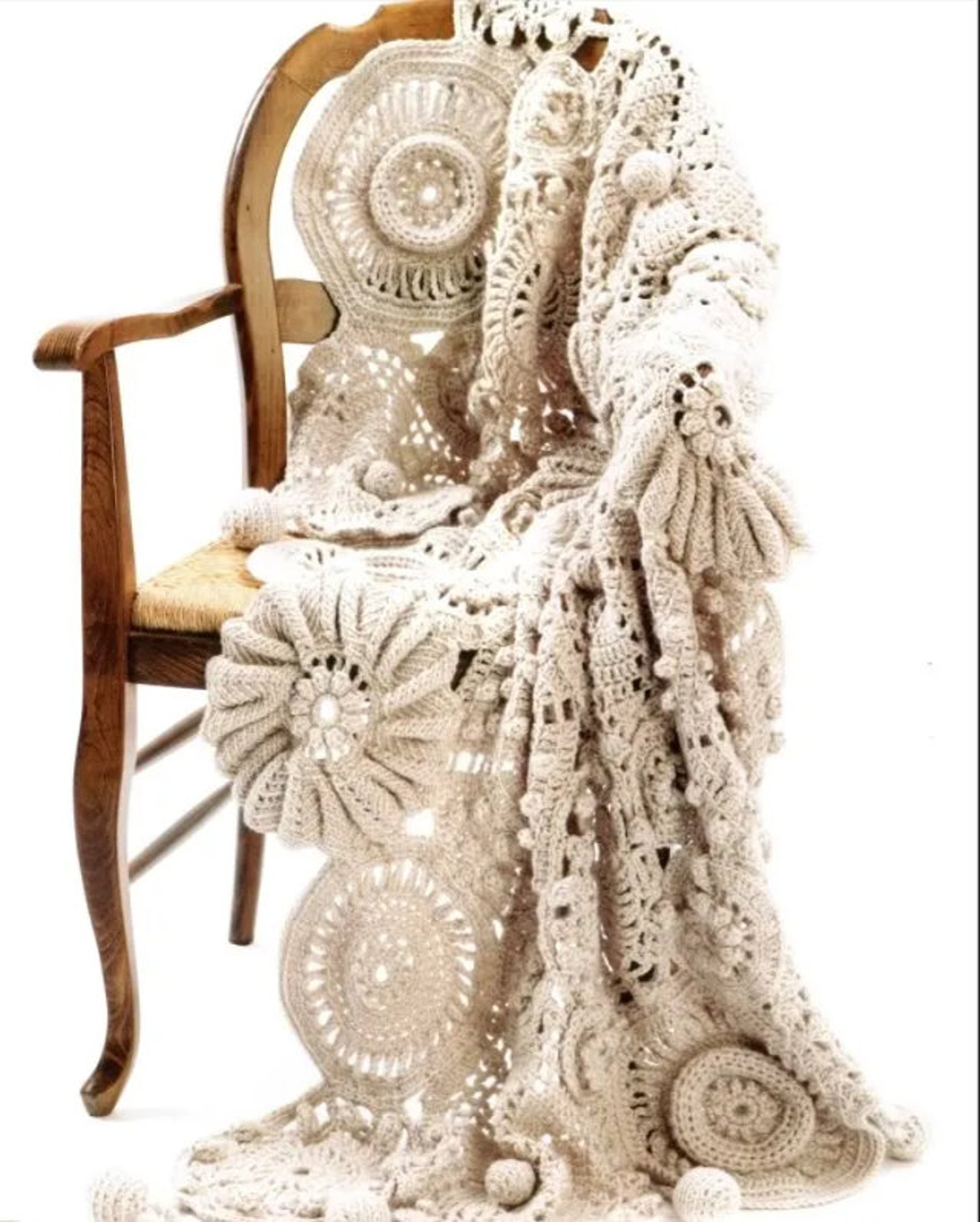 Medallion Mandala Shawl Wrap PDF Pattern - Etsy