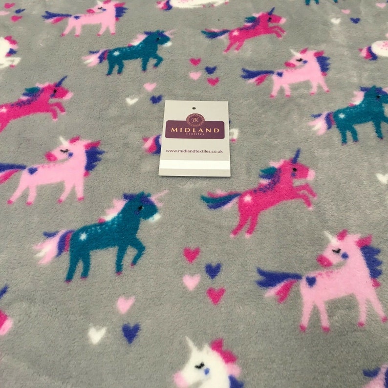 Unicorn Soft Cuddle Fleece Fabric 100% Polyester 58" M700 Mtex - Etsy UK