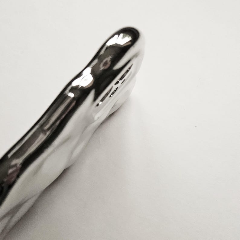 Silver Wavy Bubble Phone Case - Etsy