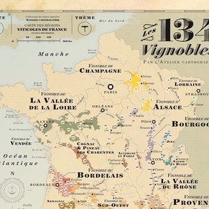 Cognac Map , Map of Cognac, Old School Map, Vineyards Poster - Etsy
