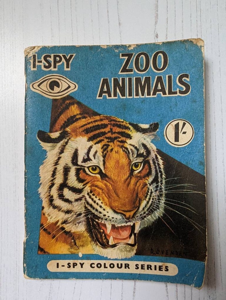1960s Children's I-spy Books Zoo Animals History the Sky - Etsy