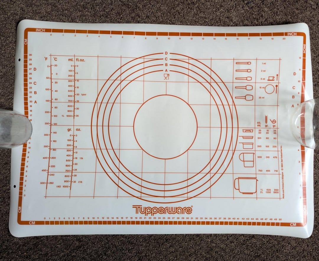 Vintage Tupperware Baking Sheet or Pastry Mat 1984 - Etsy
