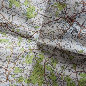 Ordnance Survey One-inch Map of England & Wales Cloth Maps Hastings ...