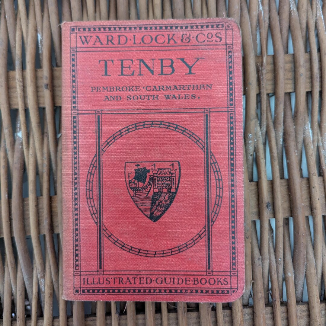 1927-28 Ward Lock & Co Illustrated Guide Book Tenby Pembroke Camarthen ...