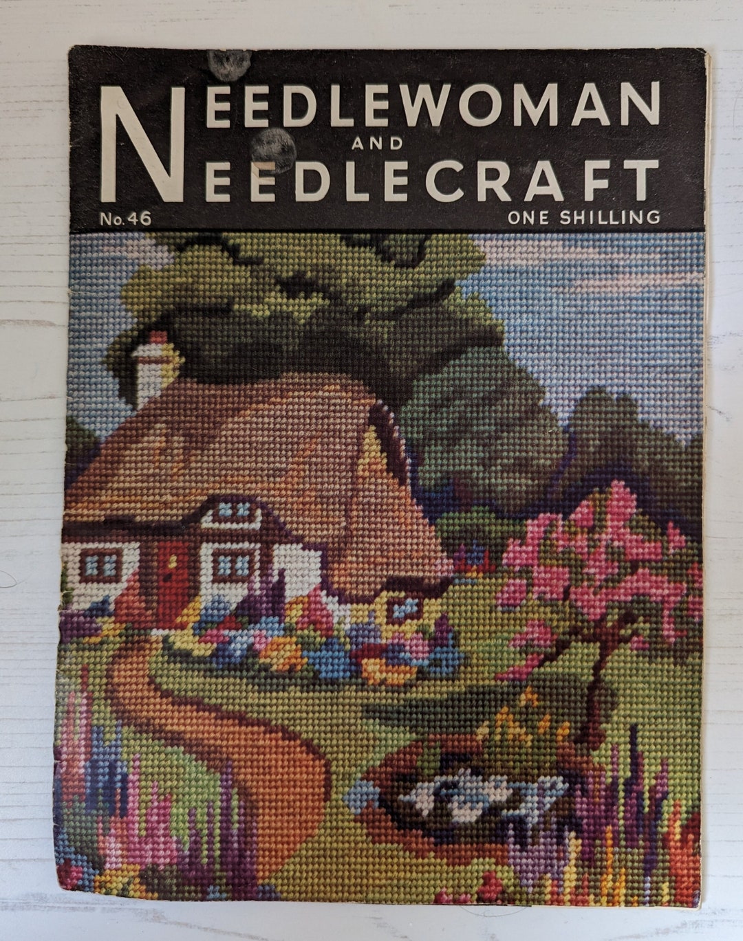 Needlewoman and Needlecraft Magazine No 46 April 1951 Vintage Crafting ...