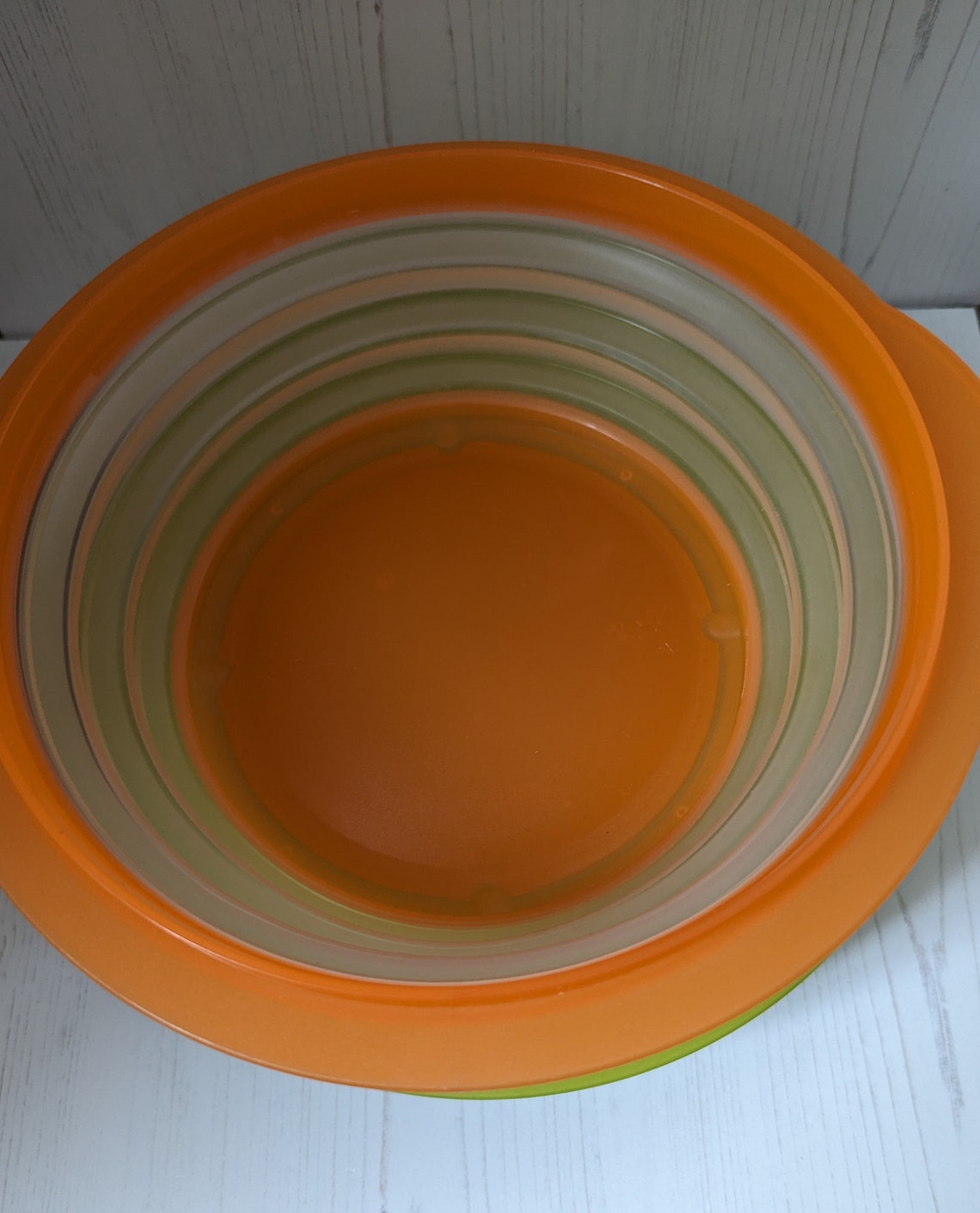 Set of Two Vintage Collapsible and Stackable Tupperware Storage ...