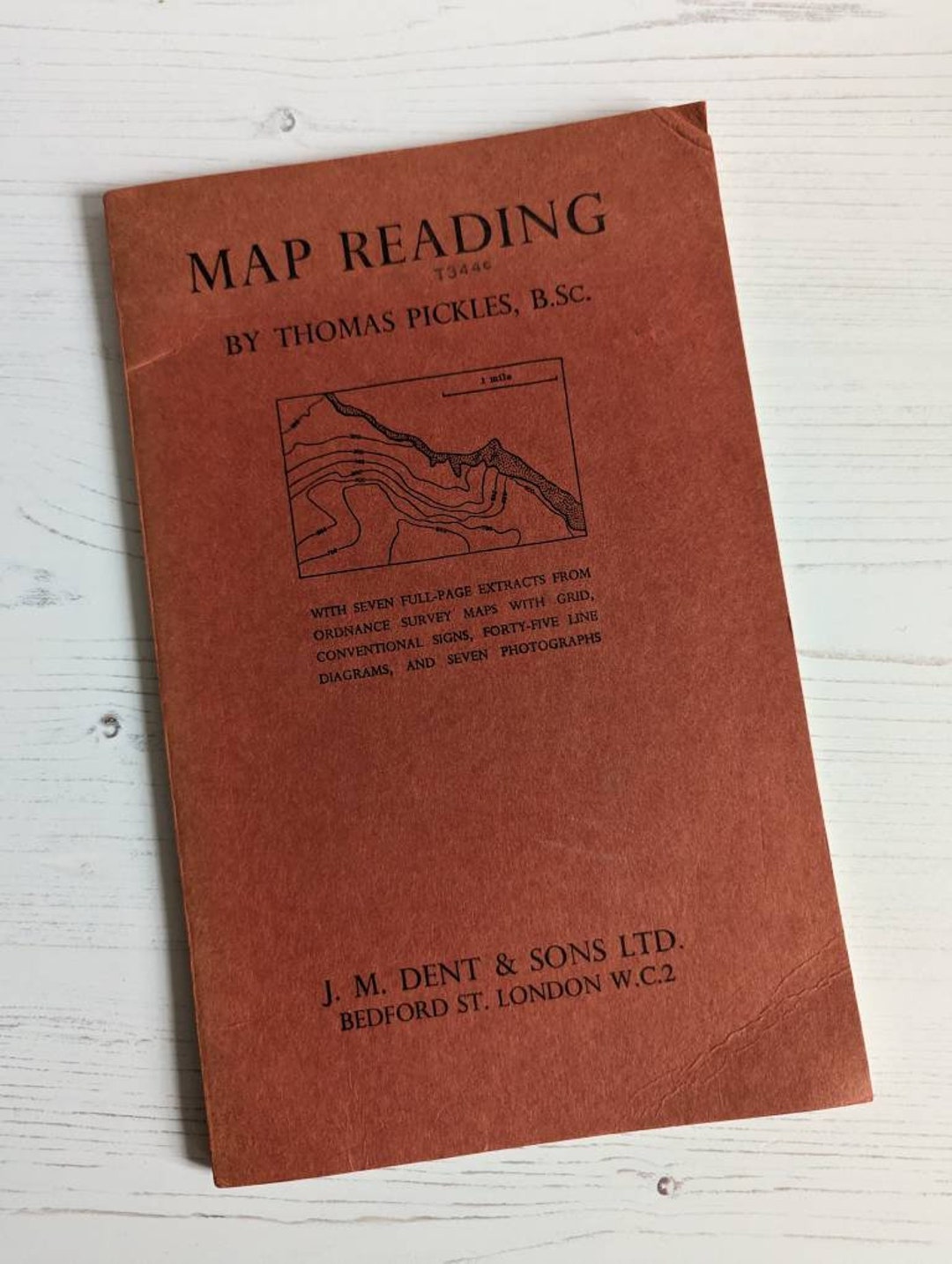 Map Reading by Thomas Pickles Vintage Children's School Geography ...