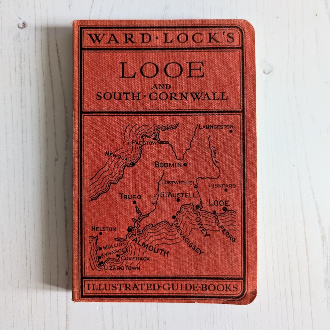 1950 Edition Ward Lock & Co Illustrated Guide Book for Looe and South ...