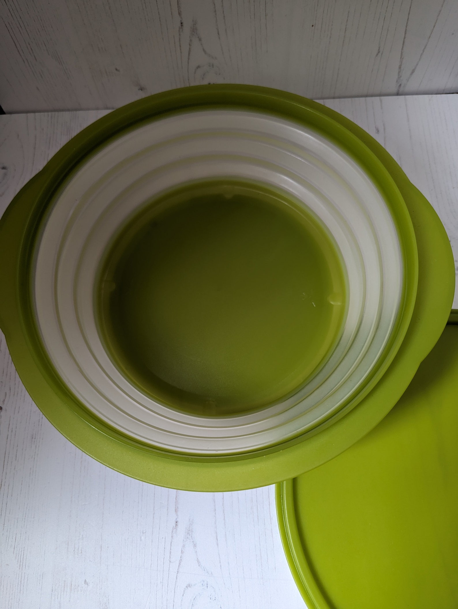 Set of Two Vintage Collapsible and Stackable Tupperware Storage ...