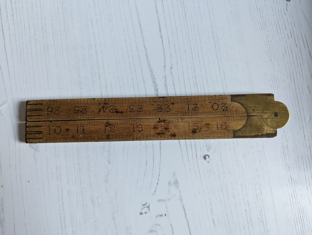 Vintage Rabone Wooden Folding 3 Foot Ruler Collectible - Etsy