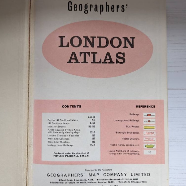 London Road Atlas - Etsy
