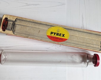 Vintage Used Glass Rolling Pin - Etsy