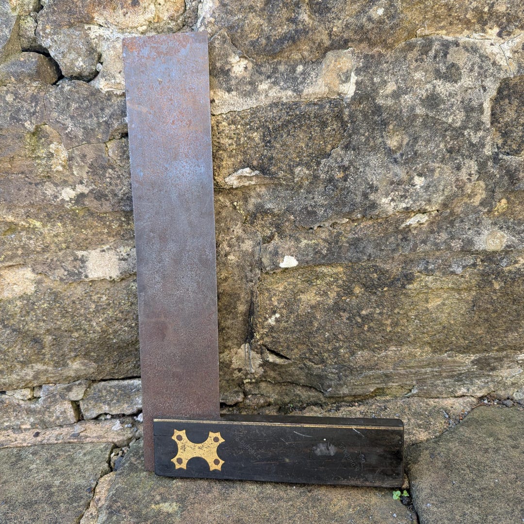 Vintage Antique Shipwrights Large Set Square Mid-century Rosewood ...