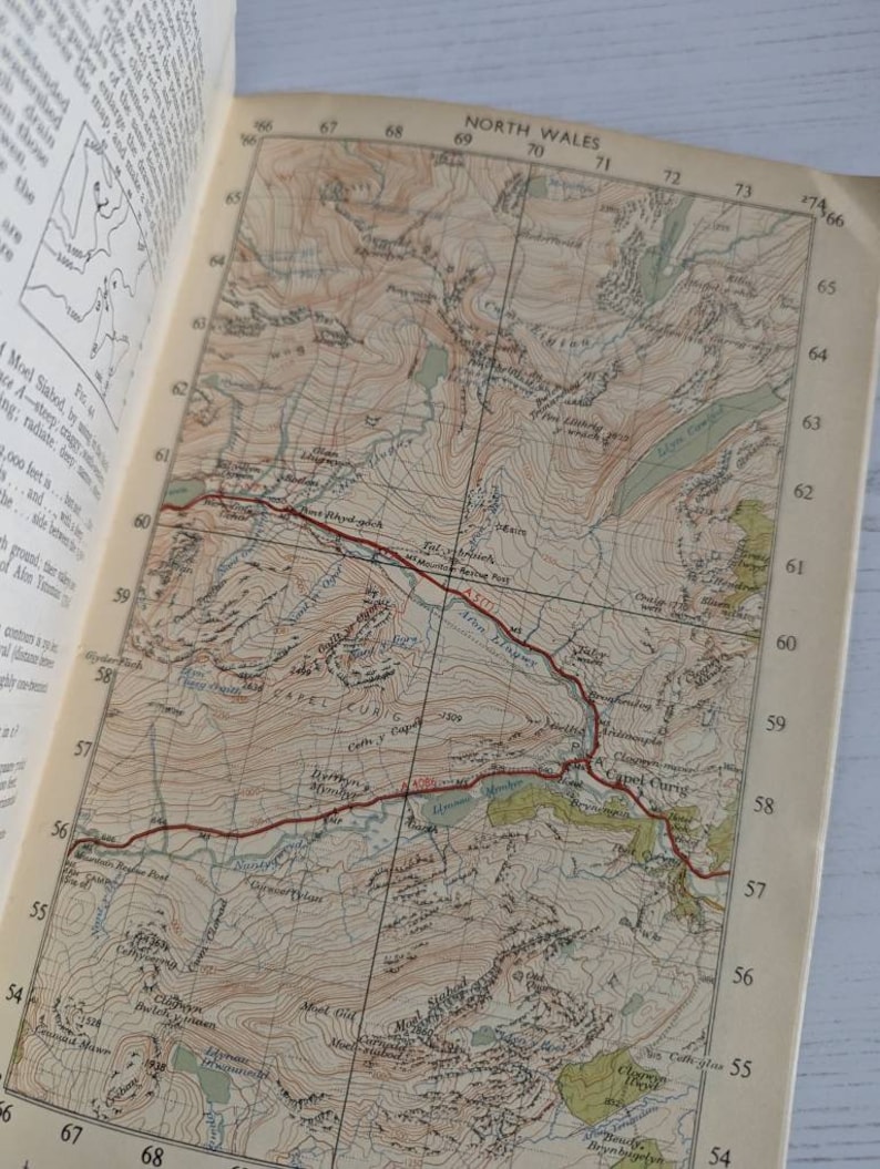 Map Reading by Thomas Pickles Vintage Children's School Geography ...